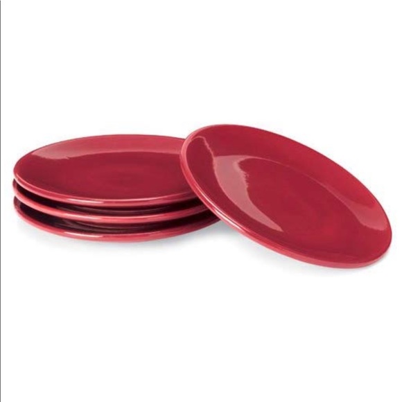 Pampered Chef | Kitchen | New Pampered Chef Cranberry Appetizer Plates ...